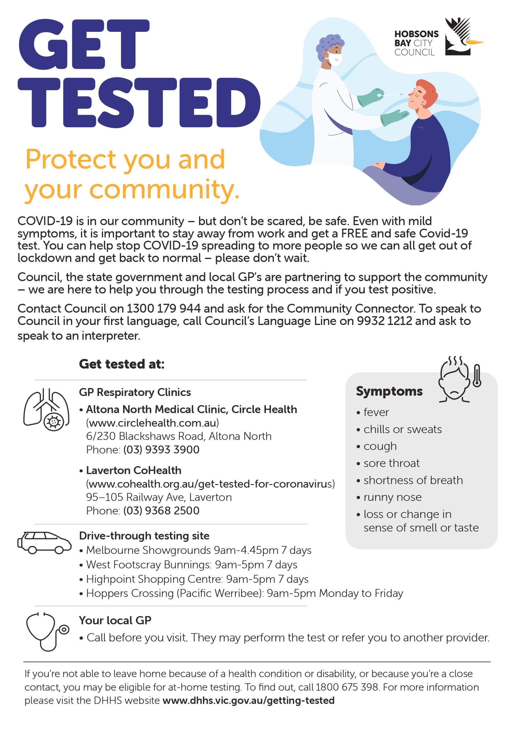 Protect You and Your Community: Get Tested